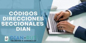 Códigos direcciones seccionales de la Dian - DIAN-RUT